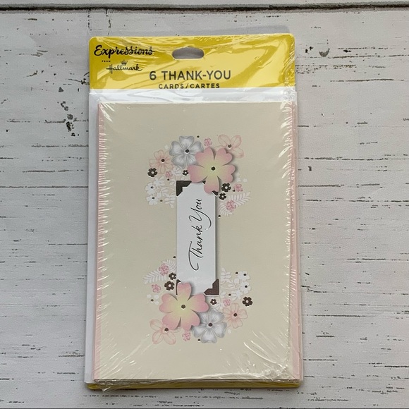 Hallmark | Office | 44 6pk Hallmark Expressions Thank You Note Cards ...